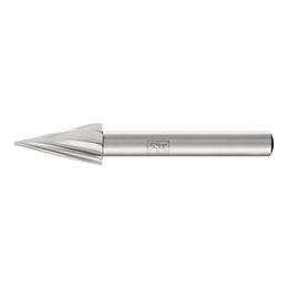 Pferd TOOLS HSS Fr&auml;sstift Spitzkegelform G &Oslash; 10x20mm Schaft-&Oslash; 6 mm Z 1 universal grob (22423316)