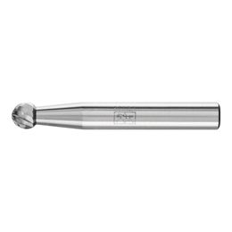 Pferd TOOLS Hartmetall Fr&auml;sstift Kugel KUD &Oslash; 06x05 mm Schaft-&Oslash; 6 mm Z3P universal mittel kreuzverzahnt (21112526)