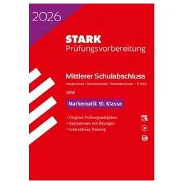 STARK Mathematik E-Kurs - Mittlerer Schulabschluss (MSA) 2026 NRW Hauptschule/Gesamtschule/Sekundarschule - Pr&uuml;fungsvorbereitung