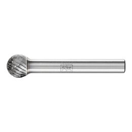 Pferd TOOLS Hartmetall Fr&auml;sstift Kugel KUD &Oslash; 10x09 mm Schaft-&Oslash; 6 mm Z3P universal mittel kreuzverzahnt (21112726)