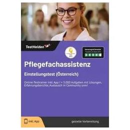 Pflegefachassistenz Einstellungstest (&Ouml;sterreich): Online-Testtrainer inkl. App
