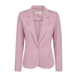 Kurzblazer Freequent "FQNANNI-JA", Damen, Gr. S (36), gr&uuml;n (lila sachet), Web, Obermaterial: 73% Polyester, 24% Viskose, 3% Elasthan, unifarben, schmal taillenlang, tiefer V-Ausschnitt, runde 3-Knopf-Manschette mit Kn&ouml;pfen, Blazer Kurzblazer, mit Knopfverschluss