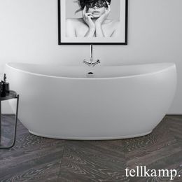 Tellkamp Spirit freistehende Oval-Badewanne, 0100-083-00-A/CRWM,