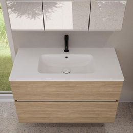 evineo ineo5 evo Slim- M&ouml;belwaschtisch B: 101 T: 46,5 cm, BE0836WH,