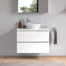 Duravit Plinero Schrank mit D-Neo Waschtisch, 2 Ausz&uuml;ge, 2371400070+PL8206022220000+PL8202022220000,