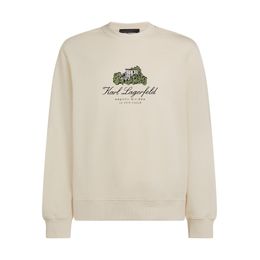 K by KARL LAGERFELD Karl Lagerfeld Sweatshirt 'Villa La Vigie' male Beige size XS