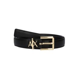 Armani Exchange G&uuml;rtel Damen Gr&ouml;&szlig;e 85 gold / schwarz