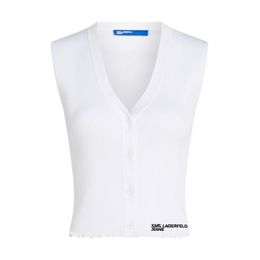 KARL LAGERFELD JEANS Knitted Vest female White size M