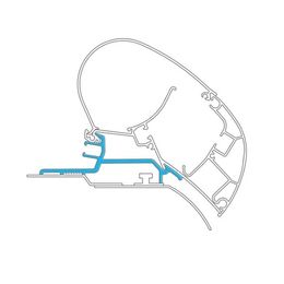 Dometic Markisenadapter PR2000, PR2500 f&uuml;r Ducato H3, Jumper H3, Boxer H3