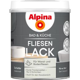 Alpina Fliesenlack 2K Schiefer seidenmatt 750 ml