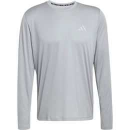 Adidas Run Ess Funktionsshirt Herren - Gr&ouml;&szlig;e L - grau