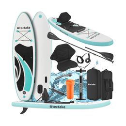 TecTake&reg; 2in1 Stand-Up Paddle Board, aus Drop-Stitch Material, Belastbarkeit 200 kg, 288 x 77 x 22,5 cm