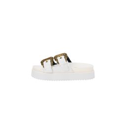 Versace Jeans Couture Pantolette 'FONDO ARIZONA' Damen Gr&ouml;&szlig;e 39 gold / wei&szlig;