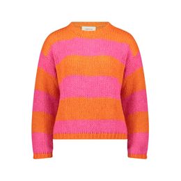 Cartoon Pullover Damen Gr&ouml;&szlig;e XS neonlila / orange