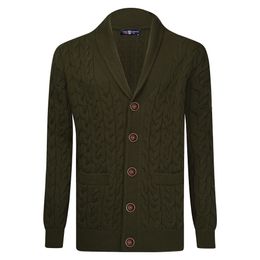Jimmy Sanders Strickjacke Herren Gr&ouml;&szlig;e M khaki