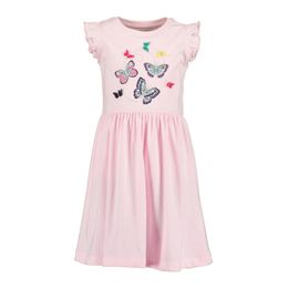 Blue Seven Kleid M&auml;dchen Gr&ouml;&szlig;e 104 dunkelblau / mint / pink / rosa