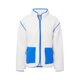 TOPMAN Fleecejacke Herren Gr&ouml;&szlig;e M royalblau / perlwei&szlig;