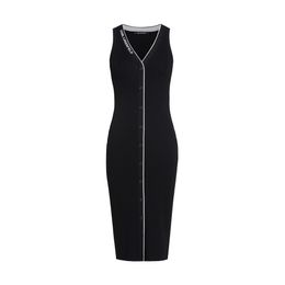 K by KARL LAGERFELD Karl Lagerfeld Knitted dress female size XXL Black