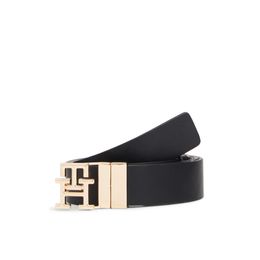 Tommy Hilfiger G&uuml;rtel 'Modern 3.0' Damen Gr&ouml;&szlig;e 70 schwarz / wei&szlig;