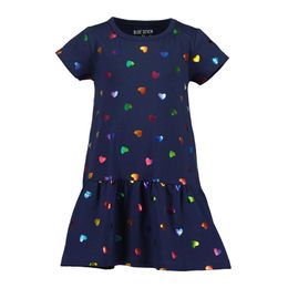 Blue Seven Kleid M&auml;dchen Gr&ouml;&szlig;e 110 blau / marine / gelb / rot
