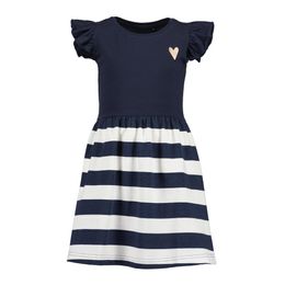 Blue Seven Kleid M&auml;dchen Gr&ouml;&szlig;e 98 navy / gold / wei&szlig;