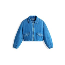 Tommy Hilfiger Jacke M&auml;dchen Gr&ouml;&szlig;e 122 blue denim