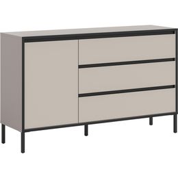 Sideboard Home Affaire, B:136cm H:83cm T:38cmkaschmir nachbildung, FSC-zertifizierter Holzwerkstoff, Wohnzimmer, Sideboards, "NORT, Breite: 136cm,