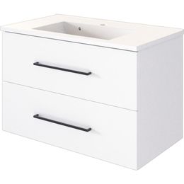 Held Waschbeckenunterschrank 80 mit Mineralgu&szlig;becken LUZERN