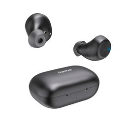 Hama wireless In-Ear-Kopfh&ouml;rer "Bluetooth-Kopfh&ouml;rer kabellos (In-Ear, Equalizer, Mikrofon)", schwarz, Kopfh&ouml;rer, True Wireless,