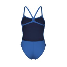 arena Damen Badeanzug "WOMEN'S TEAM SWIMSUIT CHALLENGE SOLID", blau, Gr. 36, Obermaterial: 100% Polyester, Badeanz&uuml;ge, arena Performance, Bademode,