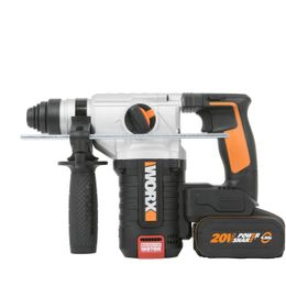 WORX Akku-Bohrhammer "NITRO WX380", B:8,6mm H:20,4mm L:31,4mm, bunt, Bohrmaschinen, 3-IN-1, b&uuml;rstenloser Motor, inkl. 2 Akkus & Ladeger&auml;t