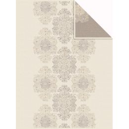 Wohndecke Ibena, B:150cm L:200cm, grau, Mischgewebe, Wohndecken, "Jacquard Decke Bagheria", mit Ornamenten, Kuscheldecke