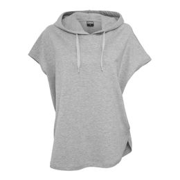 Urban Classics Damen Rundhalspullover "Urban Classics Damen Ladies Sleeveless Terry Hoody"grau, Gr. M, unifarben, 100% Baumwolle, Pullover
