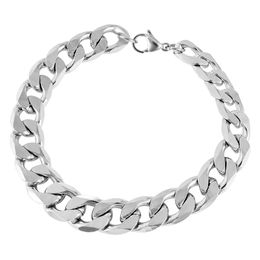 Adelia&acute;s Armband ADELIA&acute;S "Unisex Armband aus Edelstahl 21 cm", silber, Armb&auml;nder, Damen, 21cm, Edelstahl, Armband, Geschenkidee: zeitlos und vielseitig