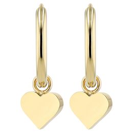 Adelia&acute;s Kettenanh&auml;nger ADELIA&acute;S "Damen Anh&auml;nger &ndash; Herz Herzanh&auml;nger aus Edelstahl", gold, Schmuckanh&auml;nger, Damen, Edelstahl, Kettenanh&auml;nger, Perfekt zum Verschenken an besondere Menschen