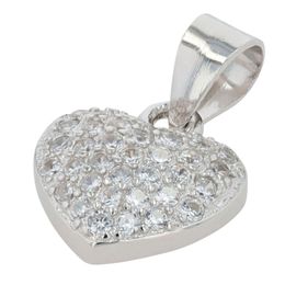 Adelia&acute;s Kettenanh&auml;nger ADELIA&acute;S "Damen Anh&auml;nger &ndash; Herz Herzanh&auml;nger aus 925 Silber", silber, Schmuckanh&auml;nger, Damen, Silber 925 (Sterlingsilber), Kettenanh&auml;nger, Perfekt als Geschenk f&uuml;r besondere Menschen