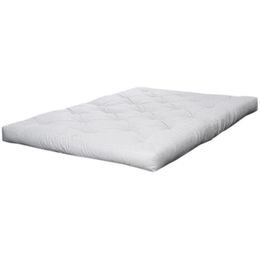 Futonmatratze Karup Design, B:140cm H:18cm L:200cm, beige, Bezug Matratze: 100% Baumwolle, Matratzen, "Double Latex Futon, 18 cm hoch, mehrere