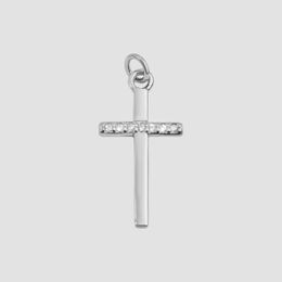 Adelia&acute;s ADELIA ́S Damen Kettenanh&auml;nger "Damen Anh&auml;nger &ndash; Kreuz Kreuzanh&auml;nger aus 925 Silber mit Zirkonia", Silber 925 (Sterlingsilber)silber, Silber 925
