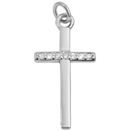 Adelia&acute;s ADELIA ́S Damen Kettenanh&auml;nger "Anh&auml;nger &ndash; Kreuz Kreuzanh&auml;nger aus 925 Silber mit Zirkonia", Silber 925 (Sterlingsilber)silber, Silber 925