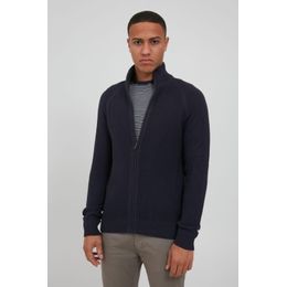 Blend Herren Strickjacke "BHThorson"schwarz navy blau, Gr. M, Feinstrick, 100% Baumwolle, Strickjacken, Feinstrick Zip-Jacke