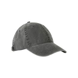 bonprix Damen Baseball Cap, schwarz, Obermaterial: 100% Baumwolle, Caps, gr&ouml;&szlig;enverstellbar, aus Baumwolle, in Denim-Optik