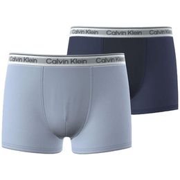 Kinder Trunk "2PK TRUNK", Calvin Klein Underwear, Gr. 164blau, marine, Unterhosen, mit Logobund