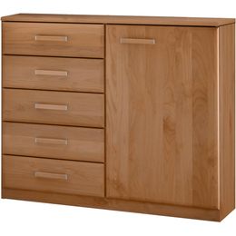 Kombikommode Wiemann, B:93cm H:89cm T:37cm, beige, Schlafzimmer, Sideboards, "Lausanne, Dreht&uuml;renschrank, Schrank, W&auml;scheschrank, Erle teilmassiv",