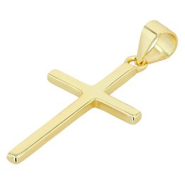 Adelia&acute;s Kettenanh&auml;nger ADELIA&acute;S "Unisex Anh&auml;nger &ndash; Kreuz Kreuzanh&auml;nger aus 925 Silber", gold, Schmuckanh&auml;nger, Damen, Silber 925 (Sterlingsilber), Kettenanh&auml;nger, Ideal als Geschenk f&uuml;r besondere Anl&auml;sse