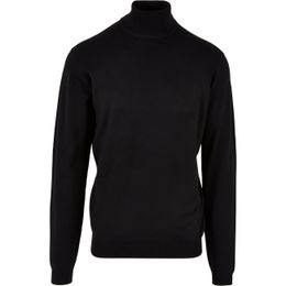 Urban Classics Herren Rundhalspullover "Urban Classics Herren Knitted Turtleneck Sweater"schwarz, Gr. M, unifarben, 70% Viskose, 30% Polyamid,