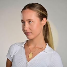 Adelia&acute;s Kettenanh&auml;nger ADELIA&acute;S "Unisex Anh&auml;nger &ndash; Gravuranh&auml;nger aus Edelstahl", gold, Schmuckanh&auml;nger, Damen, Edelstahl, Kettenanh&auml;nger, Perfekt zum Verschenken an besondere Menschen
