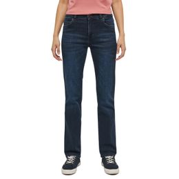 Mustang Damen Straight-Jeans "Style Crosby Relaxed Straight"dunkelblau, 5000884, Gr. 34, Jeans, 93% Baumwolle, 5% Elastomultiester T, 2% Elasthan,