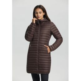 Luhta Damen Outdoorjacke "Luhta Mantel Inansaari"dunkel braun, Gr. 38, 100% Polyamid, Jacken