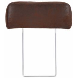 Kopfst&uuml;tze Home Affaire, B:52cm H:22cm, braun, Luxus-Microfaser (100% Polyester), Luxus-Microfaser Toro (100% Polyester), Struktur (100% Polyester),