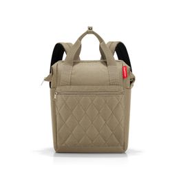 Reisenthel Aufbewahrungstasche "Rucksacktasche allrounder R", B/H/T: 31cm x 39cm x 17cmrhombus olive, Kinderzimmer, Taschen, Rucksack und Tasche in